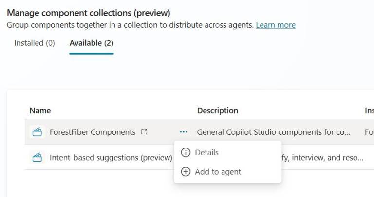 Copilot Studio Component Collection – Real Life Example – Mikko Koskinen