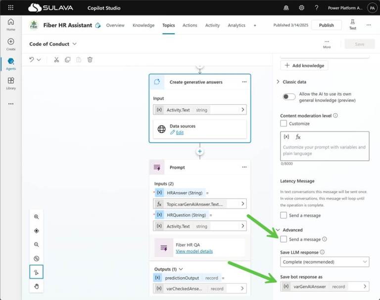 Do more with AI Prompts – validate the answers in Copilot Studio ...